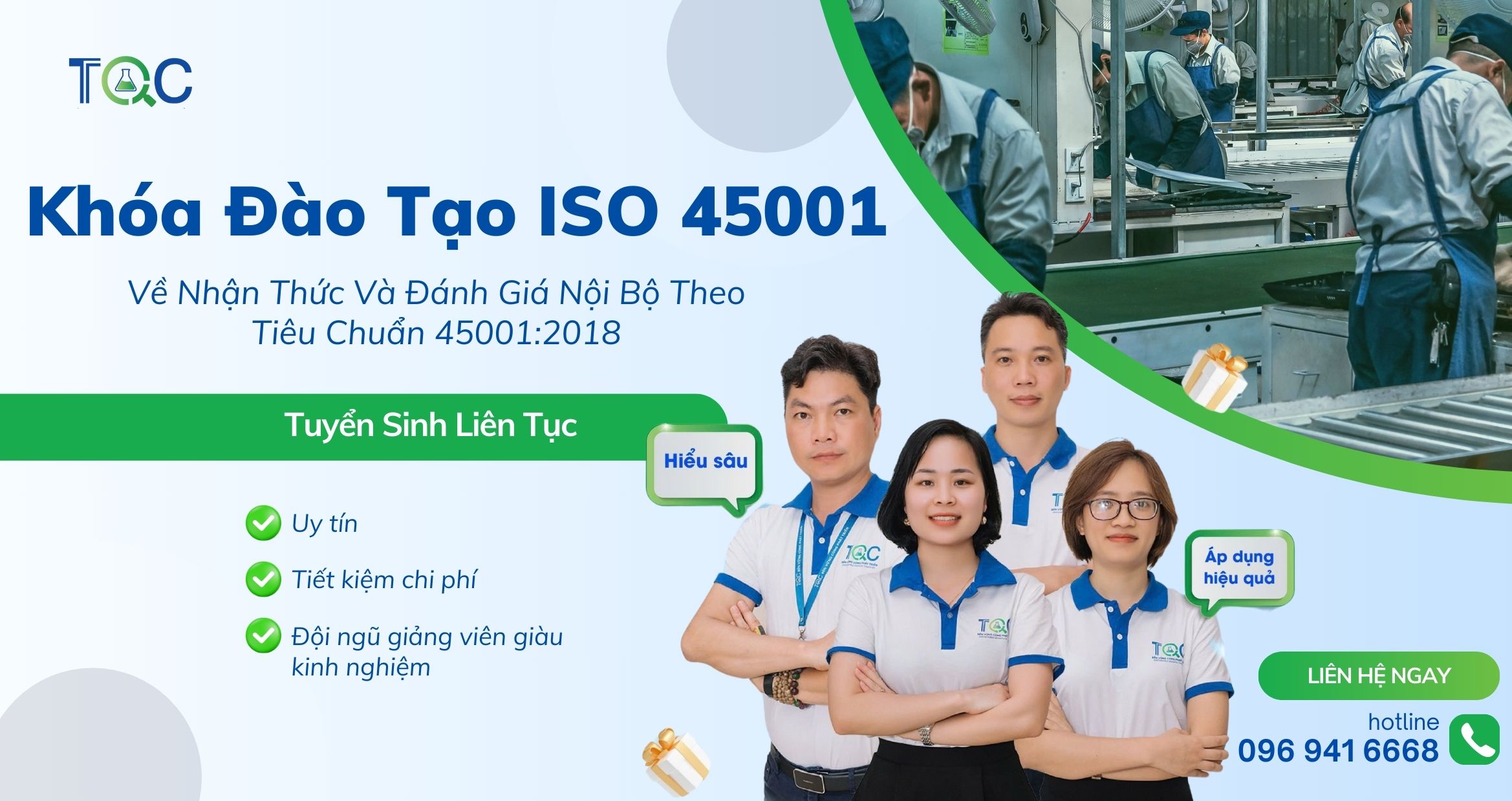 Khóa Đào Tạo ISO 45001